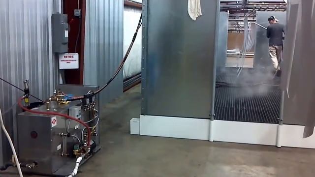 Участок пароструйного фосфатирования