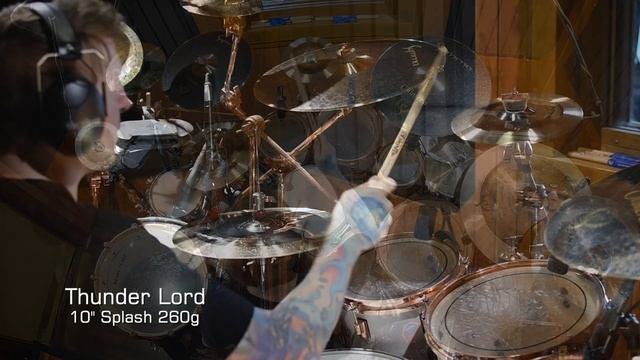 Обзор тарелки 10" splash Thunder Lord Symrna Cymbals, 260г