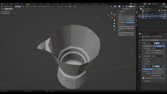 The Moka Pot - Blender Tutorial