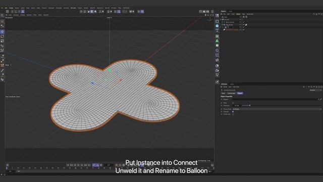 Stitch Simulation in Cinema 4D