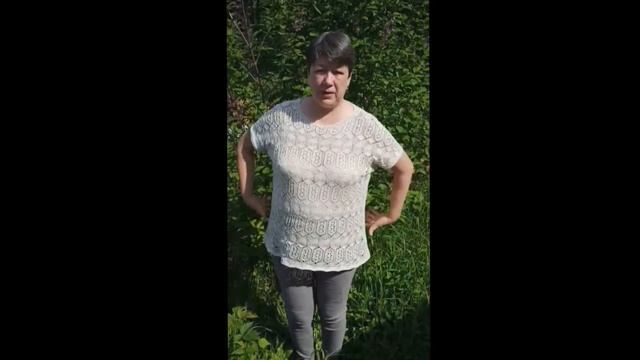 Анонс льняная ажурная кофточка на вязальной машине. #маринабехтер