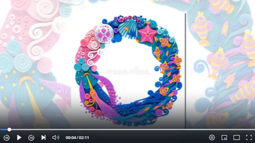 Азбука. Алфавит.Учим буквы. Для детей. Пластилиновая азбука. Буква О.