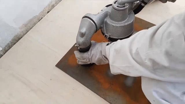 беспылевой пескоструйный аппарат