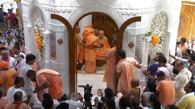 Церемония открытия Самадхи Мандира. Абхишека, Виграпратиштха Шрилы Гурудевы 7.07.2024