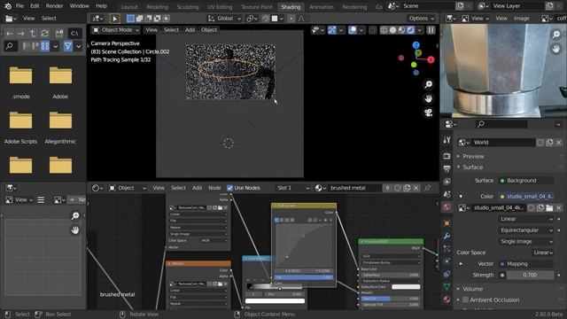 Blender Tutorial - UV-Unwrapping, Texturing and Shading a Moka Pot 2-3