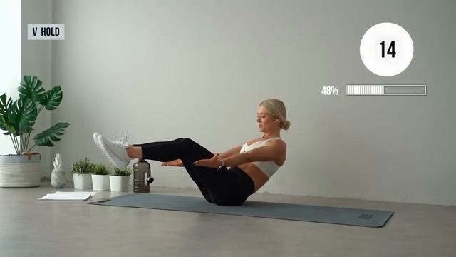 HIIT+ABS тренировка на всё тело без оборудования, без ПОВТОРЕНИЙ от growingannanas