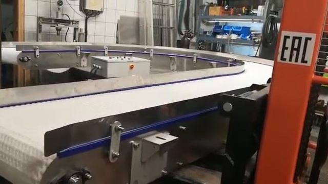 Конвейер поворотный КП-3500 / 6281915@mail.ru / Пищевое Оборудование РФ