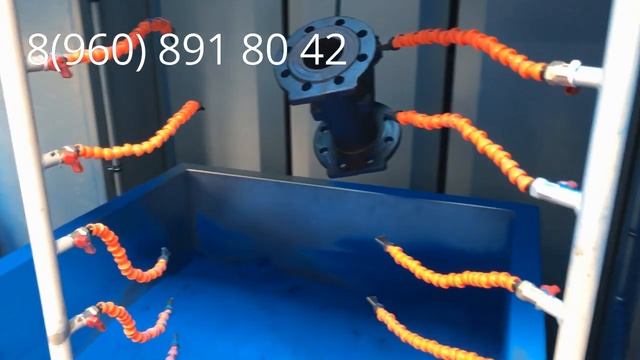 Окраска в псевдоожиженном слое