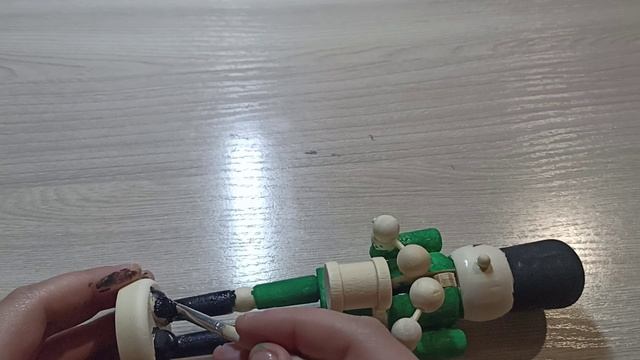 Новогодний набор для творчества "Щелкунчик" из магазина Fix Price / Барабанщик