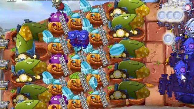 Plants vs  Zombies 2 pak №24 выживание крыша бесконечно