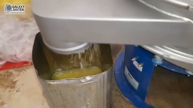 Фильтрация арахисового масла виброситом