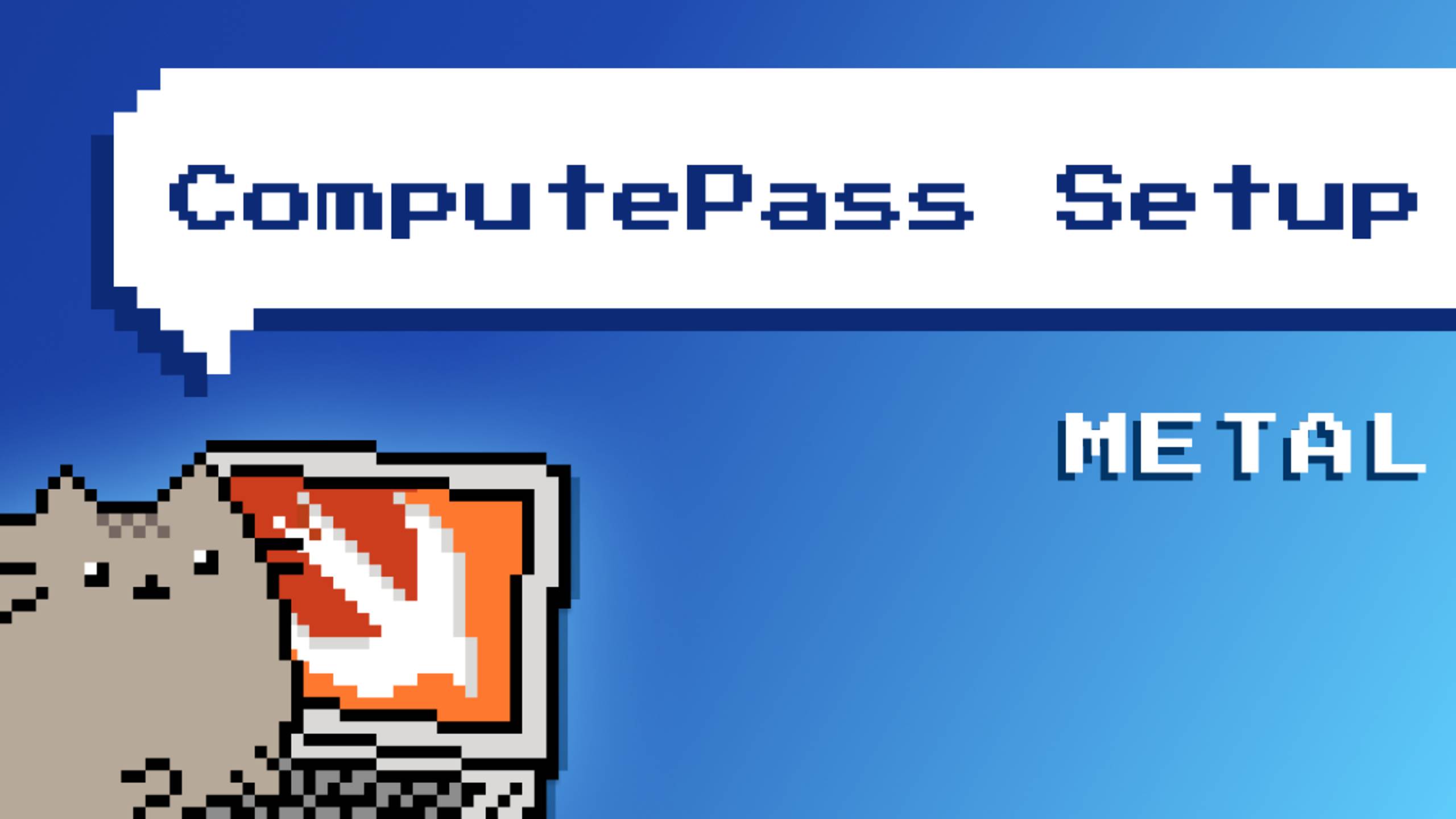 Metal. ComputePass Setup