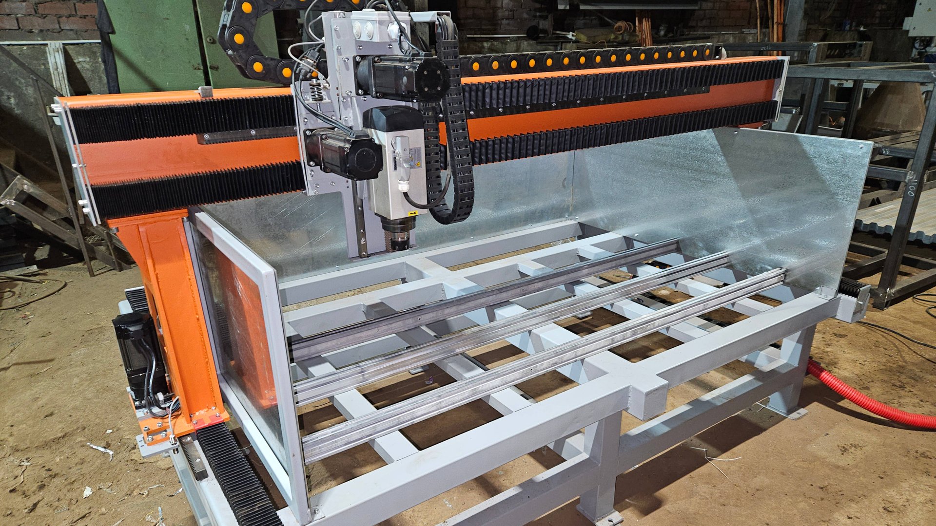 Обрезка кромки раковины из искусственного камня на фрезерном ЧПУ станке