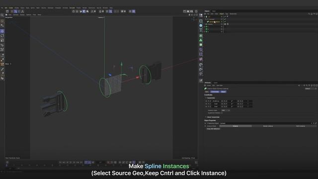 Belt Animation Rig Part 3 Cluster & Loft in Cinema 4D