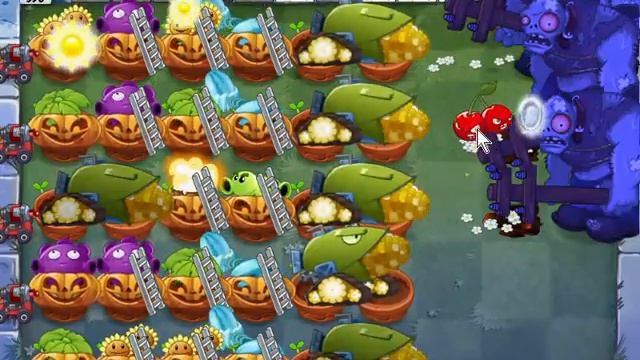 Plants vs  Zombies 2 pak №22 выживание ночь бесконечно