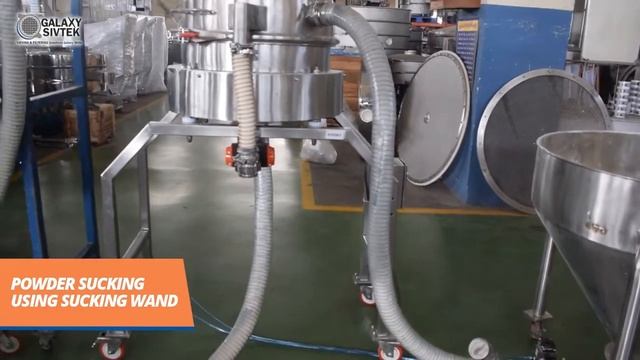 Пневмотранспортная производственная линия с использованием сепаратора для пневмотранспорта