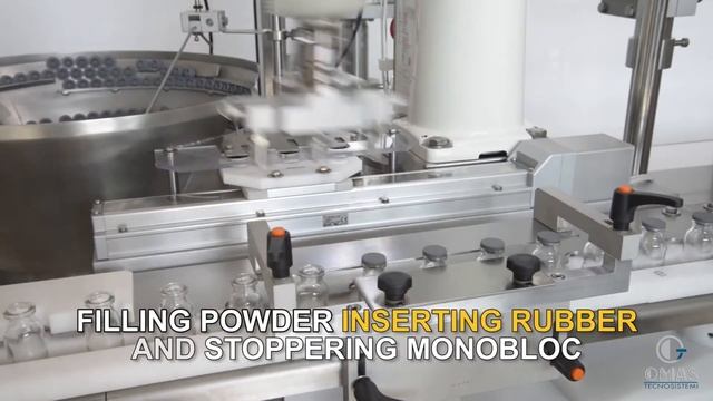 Асептическая линия для дозирования порошков компании OMAS