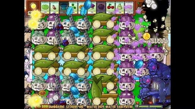 Plants vs zombies №33 выживание бесконечно