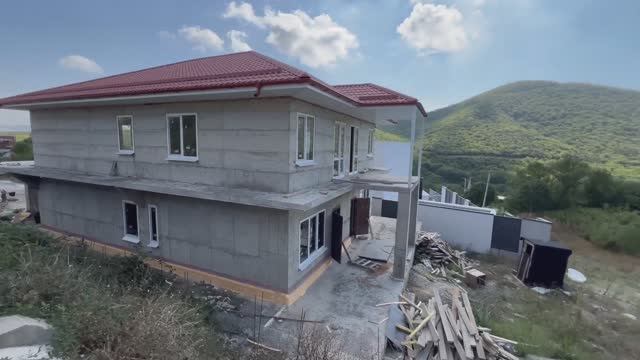 Строительство монолитного двух этажного дома в Новороссийске Дом под ключ в Краснодар Крае и Крыму