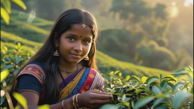 Завораживающая Индийская музыка с лёгкими ритмами барабанов, мелодией флейты и ситара.