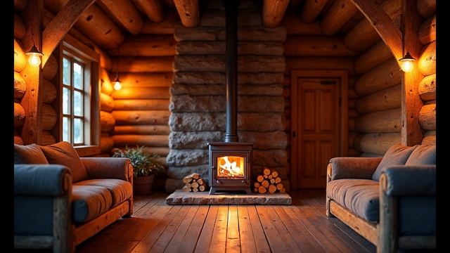 Новогодняя музыка, клип камин. Новогодний фон. Фоновая музыка