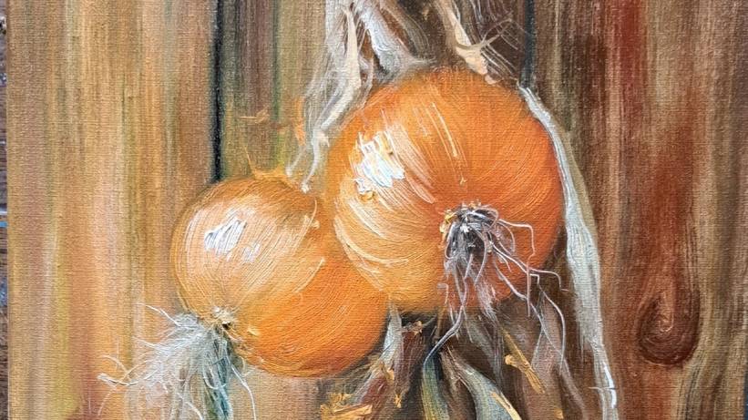 Лук.Живопись маслом