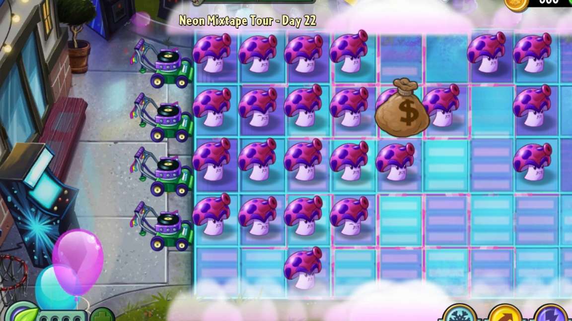 День 22 Неоновый Микстейп Тур ( Neon Mixtape Tour)  Plants vs. Zombies 2