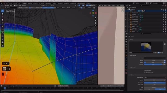 11. Creating Bones, Rigging, & Weightpainting