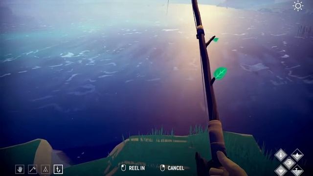 Among Trees День 10 Создали удочку.Появился зверек-лисенок. Пытаемся ловить рыбу.