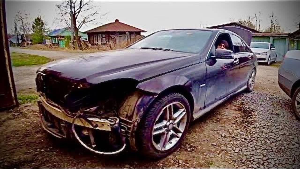 Первый запуск собранного в гараже Мерседес W204 рестайлинг