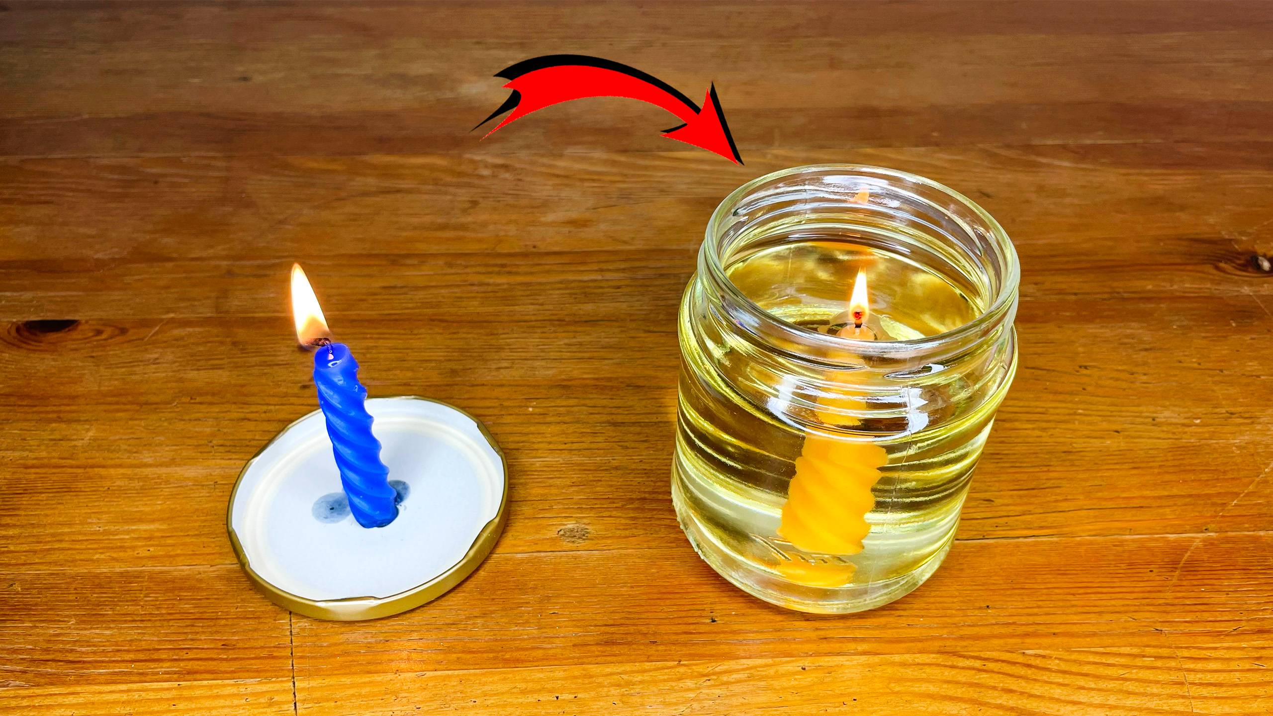 ПОСТАВЬТЕ СВЕЧУ в БАНКУ и ОНА БУДЕТ ГОРЕТЬ ЦЕЛЫЙ ГОД!!! ВЕЧНАЯ СВЕЧА в домашних условиях!