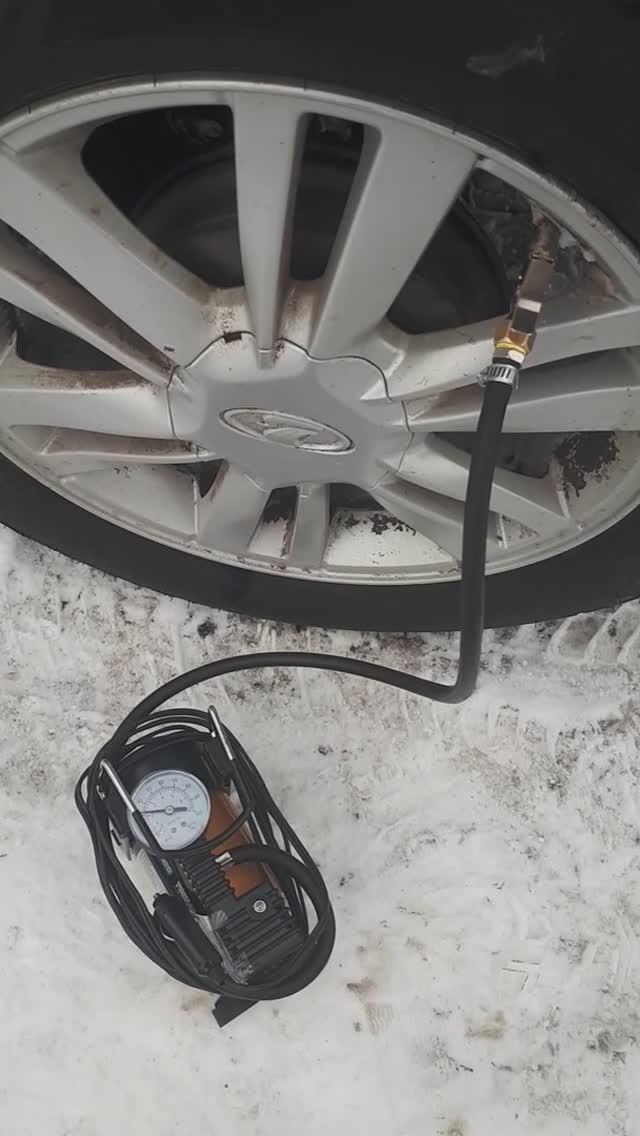 Ремонт шланга автомобильного компрессора, ставим быстросъемный наконечник