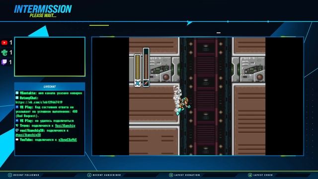 Mega Man X3 (Прохождение на Стрим) (Полное прохождение)