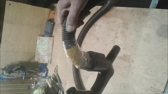 Как быстро отремонтировать шланг рылесоса своими руками.