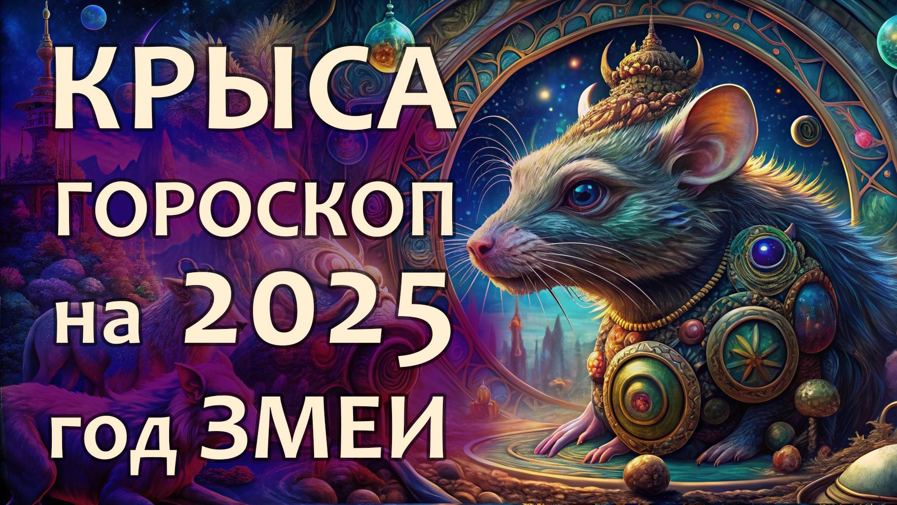 Гороскоп для Крысы на 2025 год Зеленой Деревянной Змеи