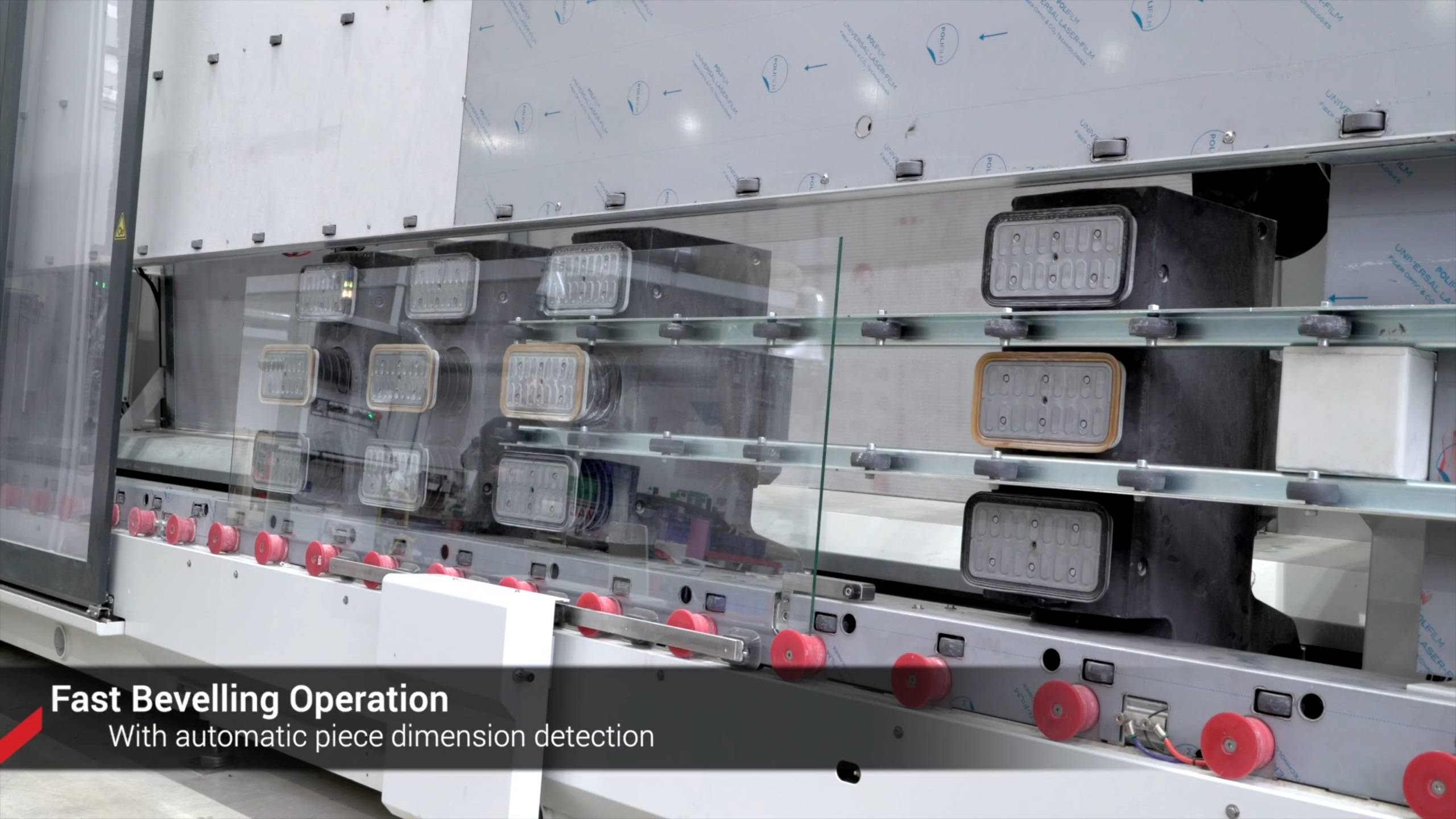 Система автоматического определение размера стекла на вертикальном ОЦ Intermac Multi Pro M V