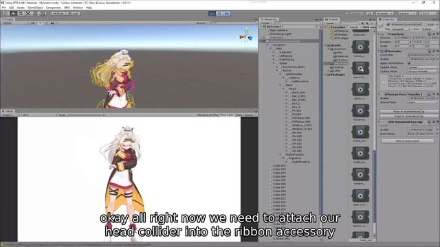19. Collider Setup: VRM Spring Bone