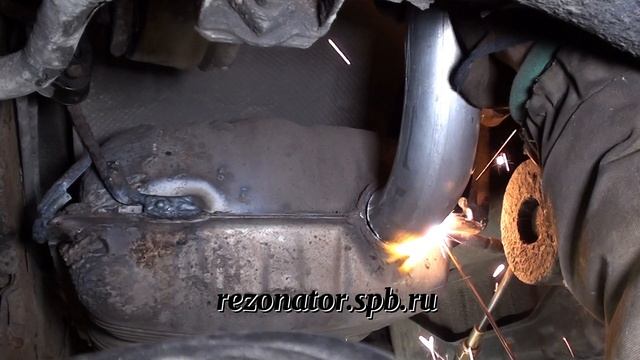 Ремонт глушителя на автомобиле KIA Sorento - Мир Глушителей