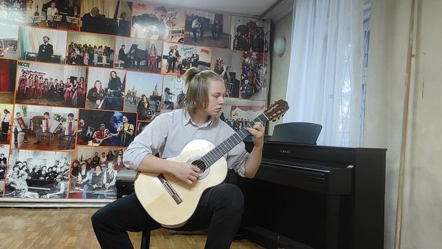 Каурдаков Алексей, РНП "Ехал казак за Дунай", в обработке П.Иванникова, Р.Диенс "Небесное танго"