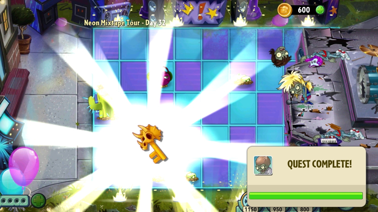 День 32 Неоновый Микстейп Тур ( Neon Mixtape Tour)  Plants vs. Zombies 2