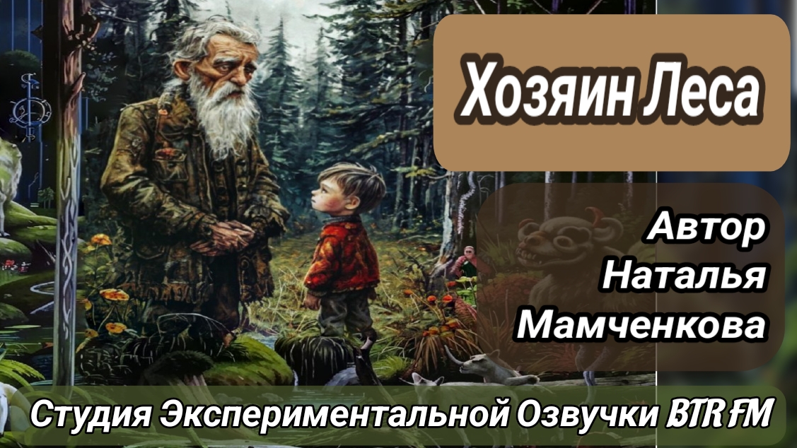 АУДИОКНИГА. Хозяин Леса. Автор Наталья Мамченкова. Саня БтрЪ (Студия BTR_FM)