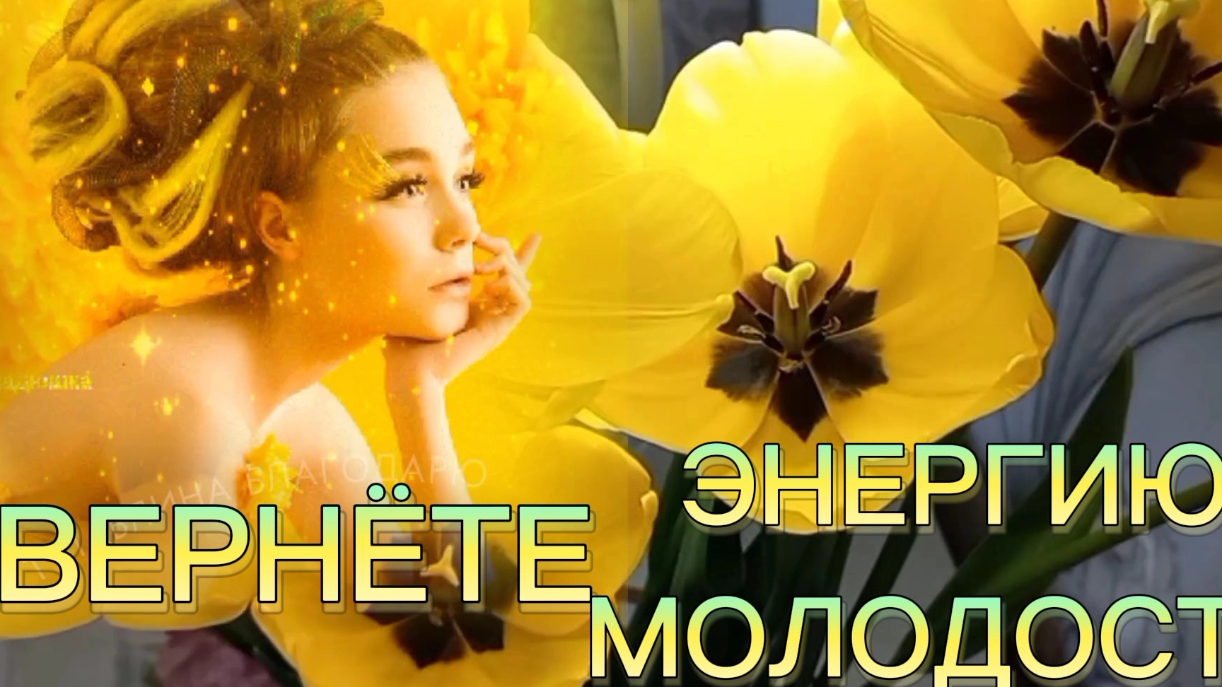 ЖЕЛТЫЕ ТЮЛЬПАНЫ. СОЗЕРЦАЙТЕ ЭТОТ ЦВЕТ - ВЕРНЁТСЯ ЭНЕРГИЯ МОЛОДОСТИ.