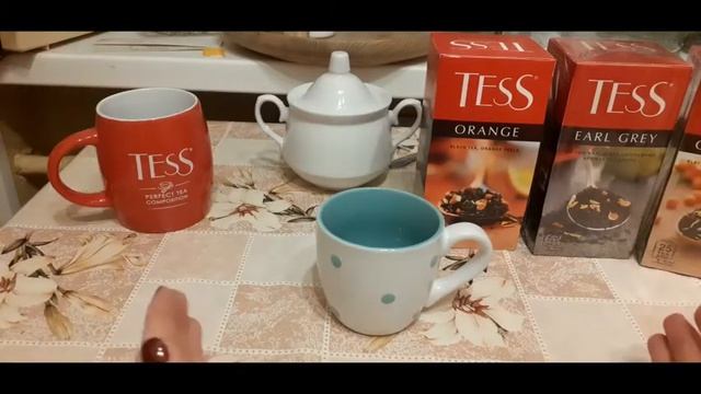 ОБЗОР ,ЧАЙ  TESS!!!  ПОДАРОЧНЫЙ НАБОР (чай +кружка)