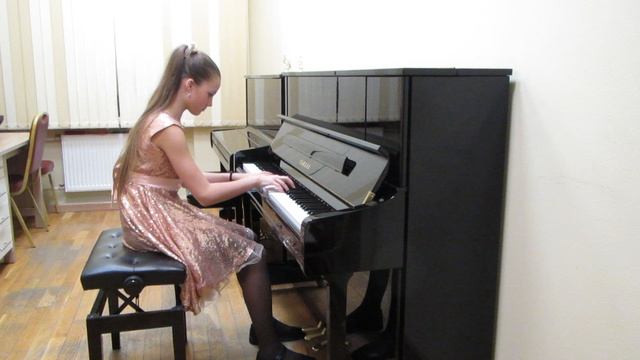 И. С. Бах. Аллеманда из Французской сюиты до  минор. Исполняет Гридасова Вера, 11 лет, 5 класс