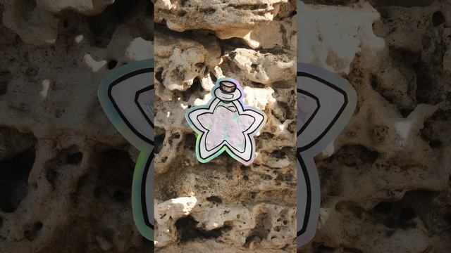 Стикер на голографической плёнке || Типография EnjoyPrint