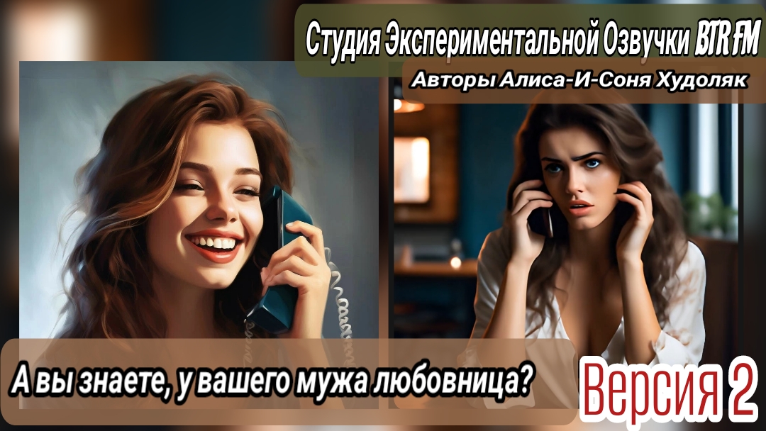 АУДИОКНИГА. "А Вы знаете, у Вашего мужа любовница?" Версия 2. Саня БтрЪ (Студия BTR_FM)