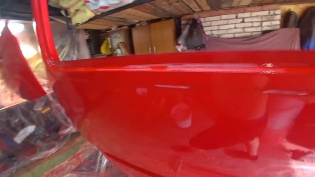 Покраска Vw T4.Цвет Ferrari