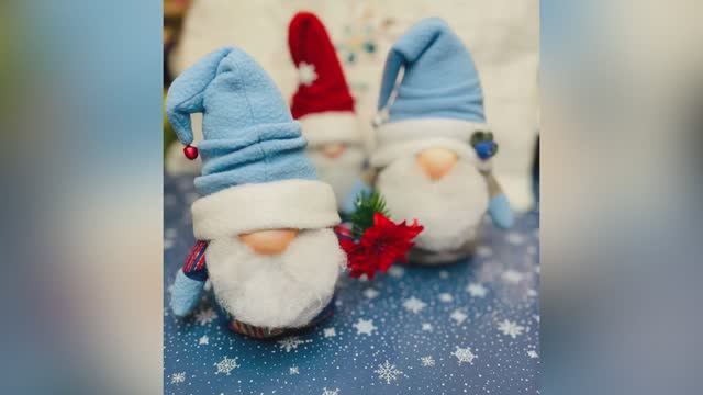 Шьём зимнего гнома. Часть 2