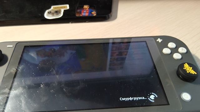 Играем в Smurfs Kart на Nintendo switch lite