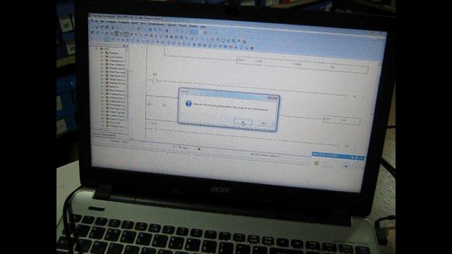 Сенсорная панель и контроллер DVP-14SS2 для проверки энкодеров.